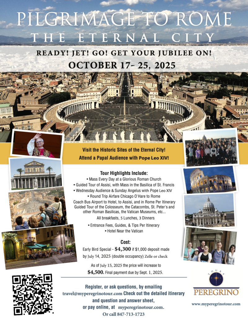 Pilgrimage to Rome – Peregrino – October 2025 – Peregrino Tours
